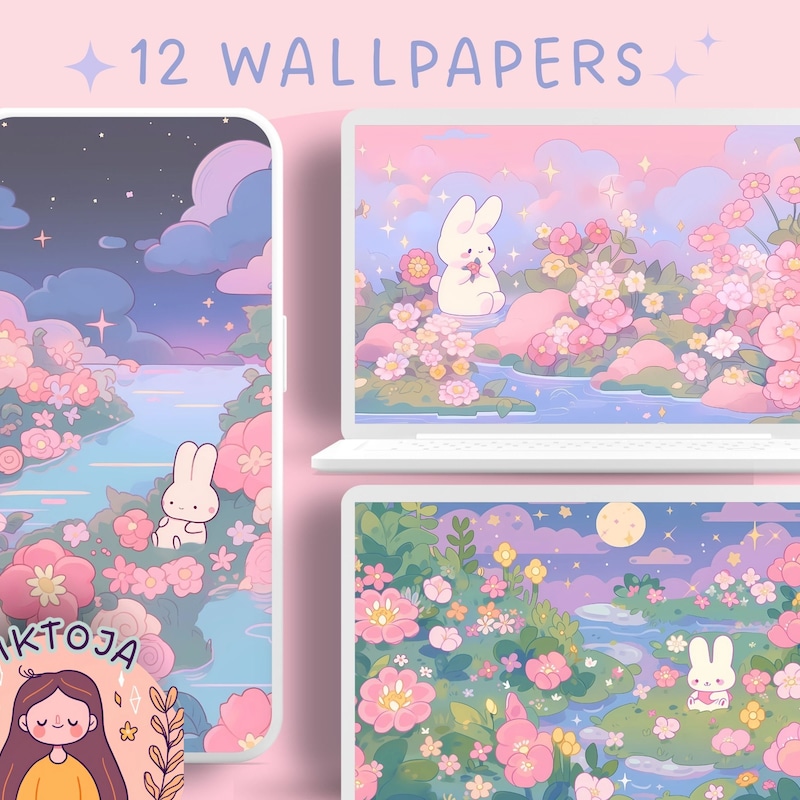 Pink Tablet Wallpaper - Etsy