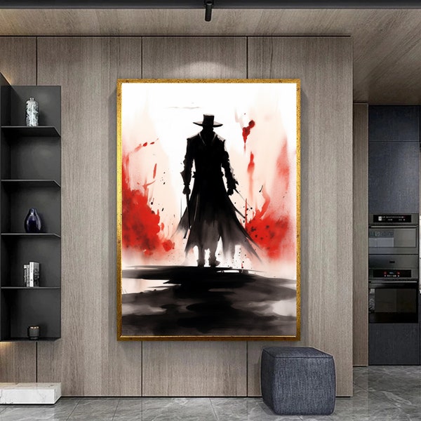 Jack the Ripper Painting - Etsy