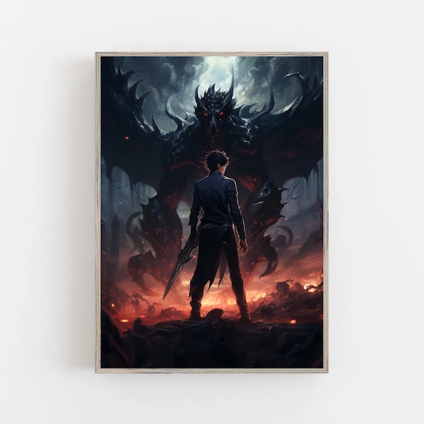 Anime Poster Solo Leveling - Etsy UK
