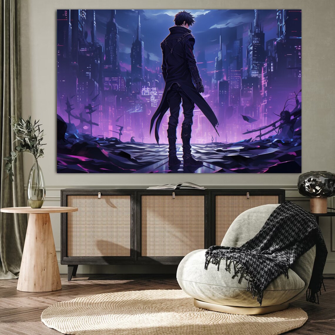 Solo Leveling Art Poster Sung Jin-woo Print Manhwa Art Print Anime Art ...