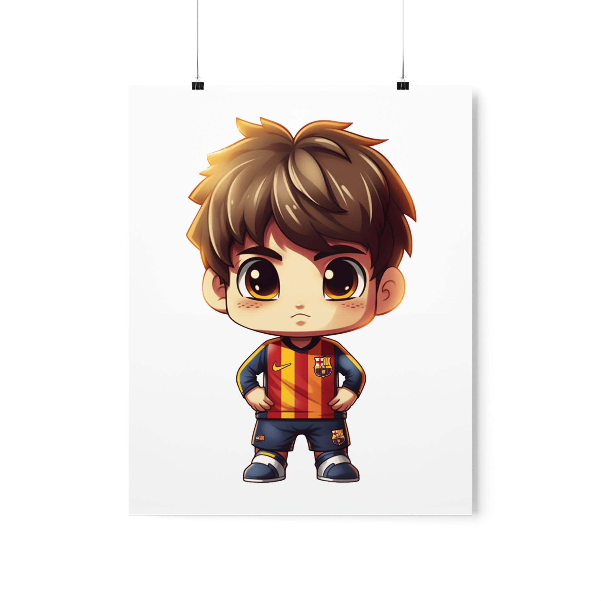 Messi Chibi Art Messi Painting Cute Print Messi Art - Etsy