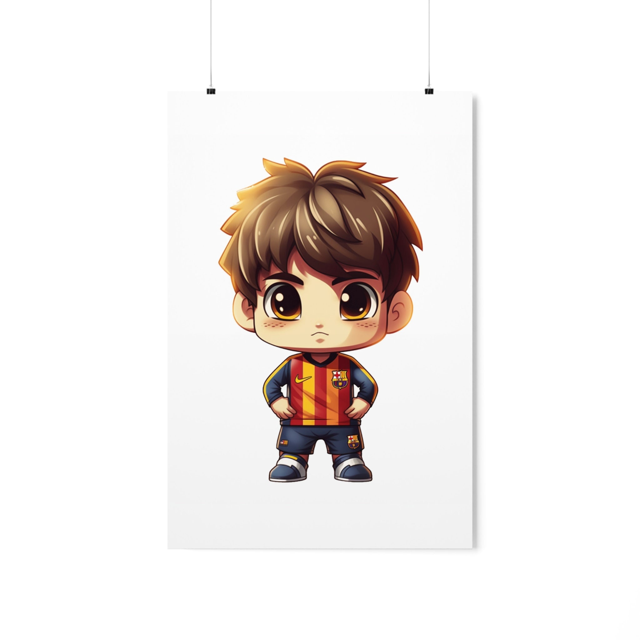 Messi Chibi Art Messi Painting Cute Print Messi Art - Etsy