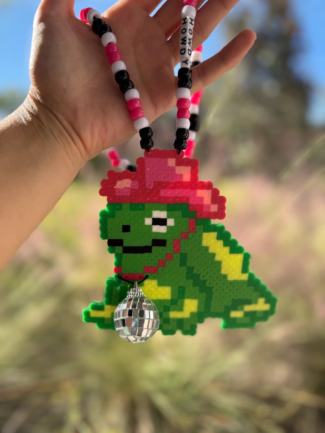 Disco Cowboy Frog Perler - Etsy