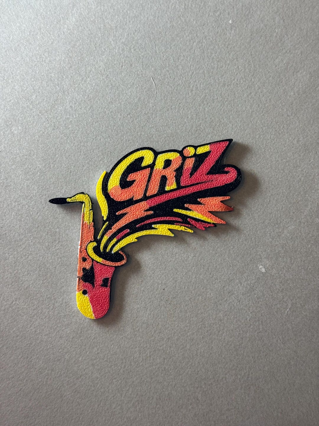 Griz 3D Printed Pin | Edm | 3d Print - Etsy