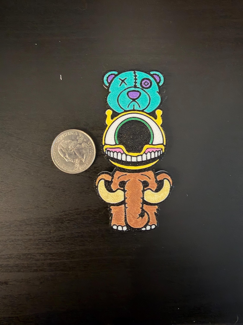 Subtronics | Wooli | Level up Dingus Inspired Totem Pin | 3D Printed ...