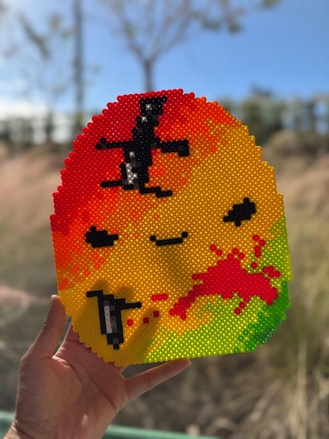 Sullivan King Mangomallow Perler Necklace - Etsy