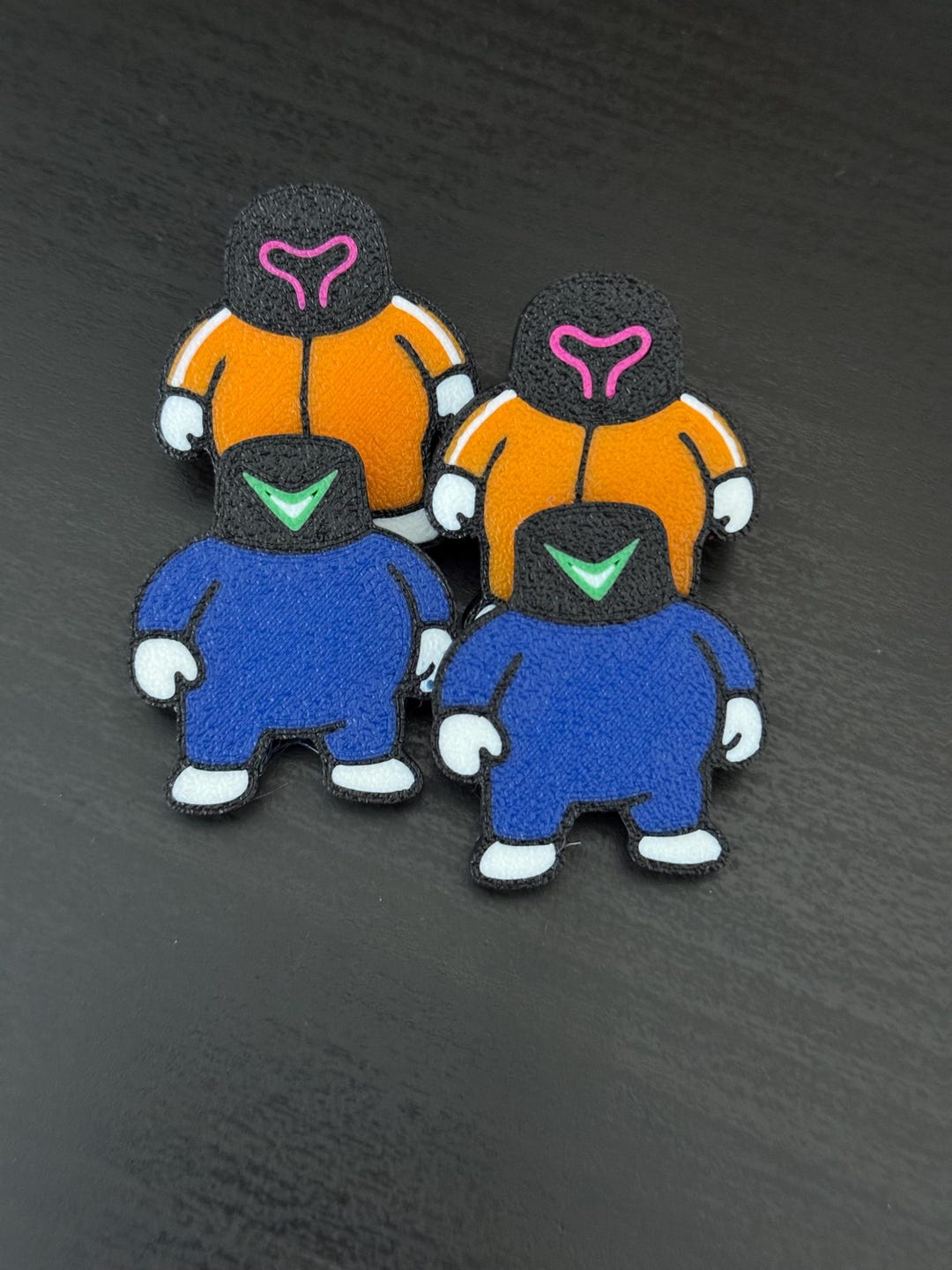 3d Printed Mr. Wobble• Dark Wobble | Wobble Pin | EDM Festivals. - Etsy