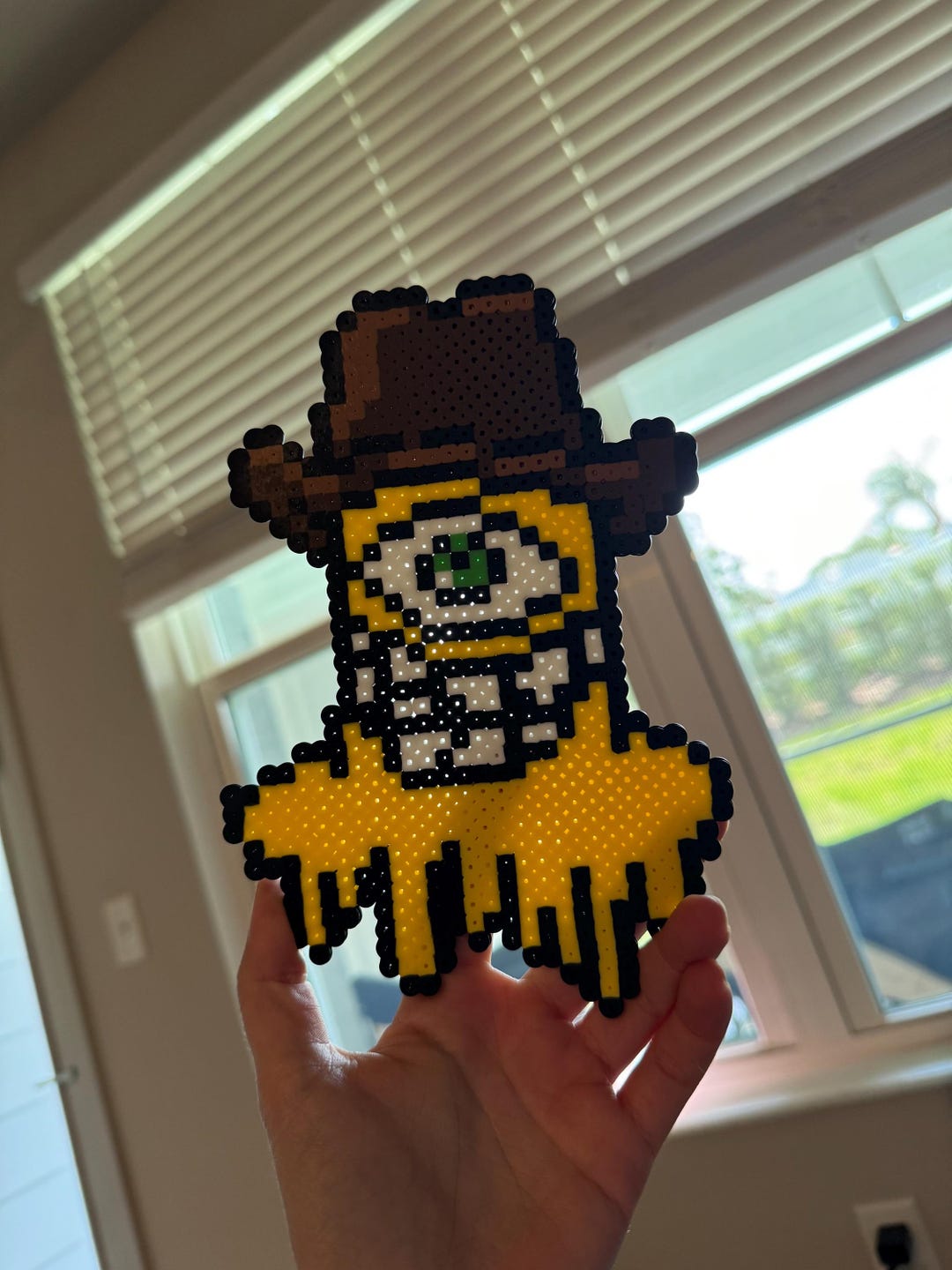 Subtronics Cowboy Perler on Beaded Necklace - Etsy