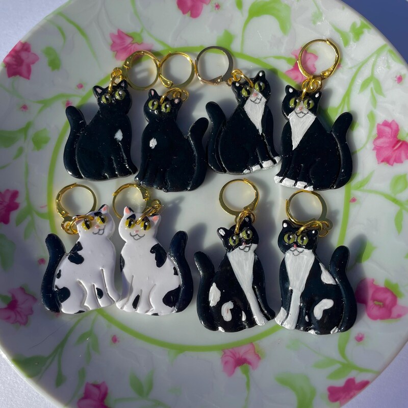 Polymer Clay Cat - Etsy