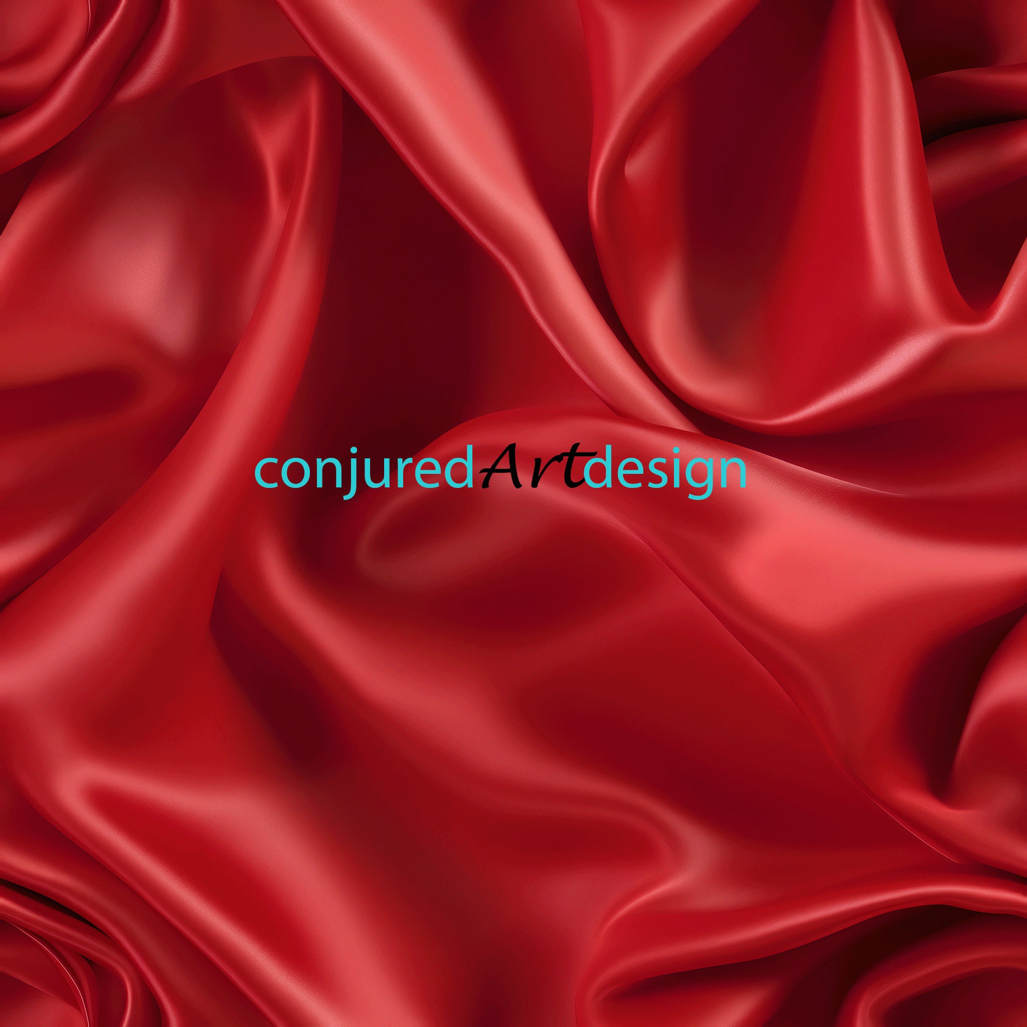 Seamless Image of a Red Silk Pattern - Etsy
