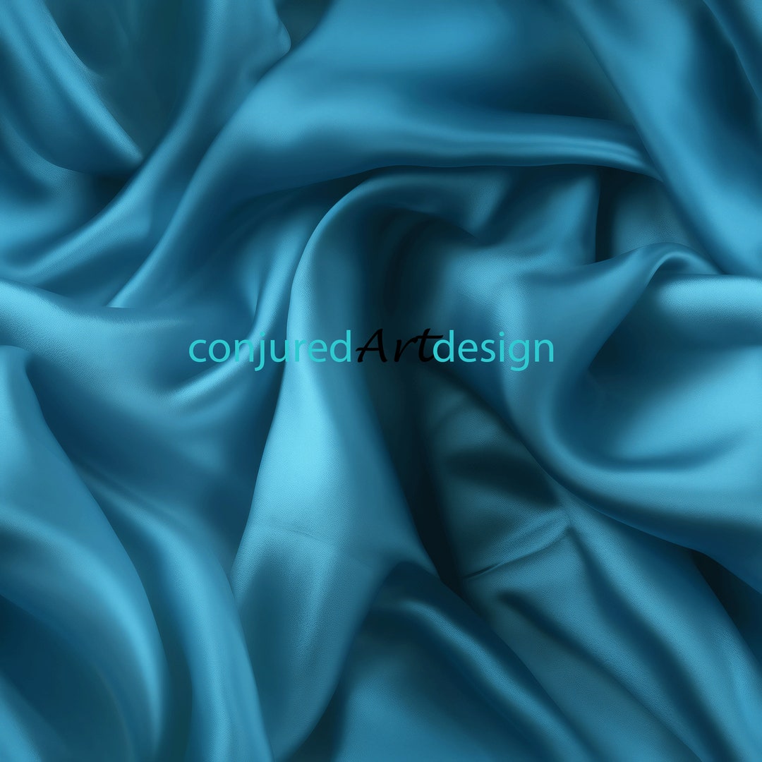 Seamless Image of a Blue Silk Pattern - Etsy