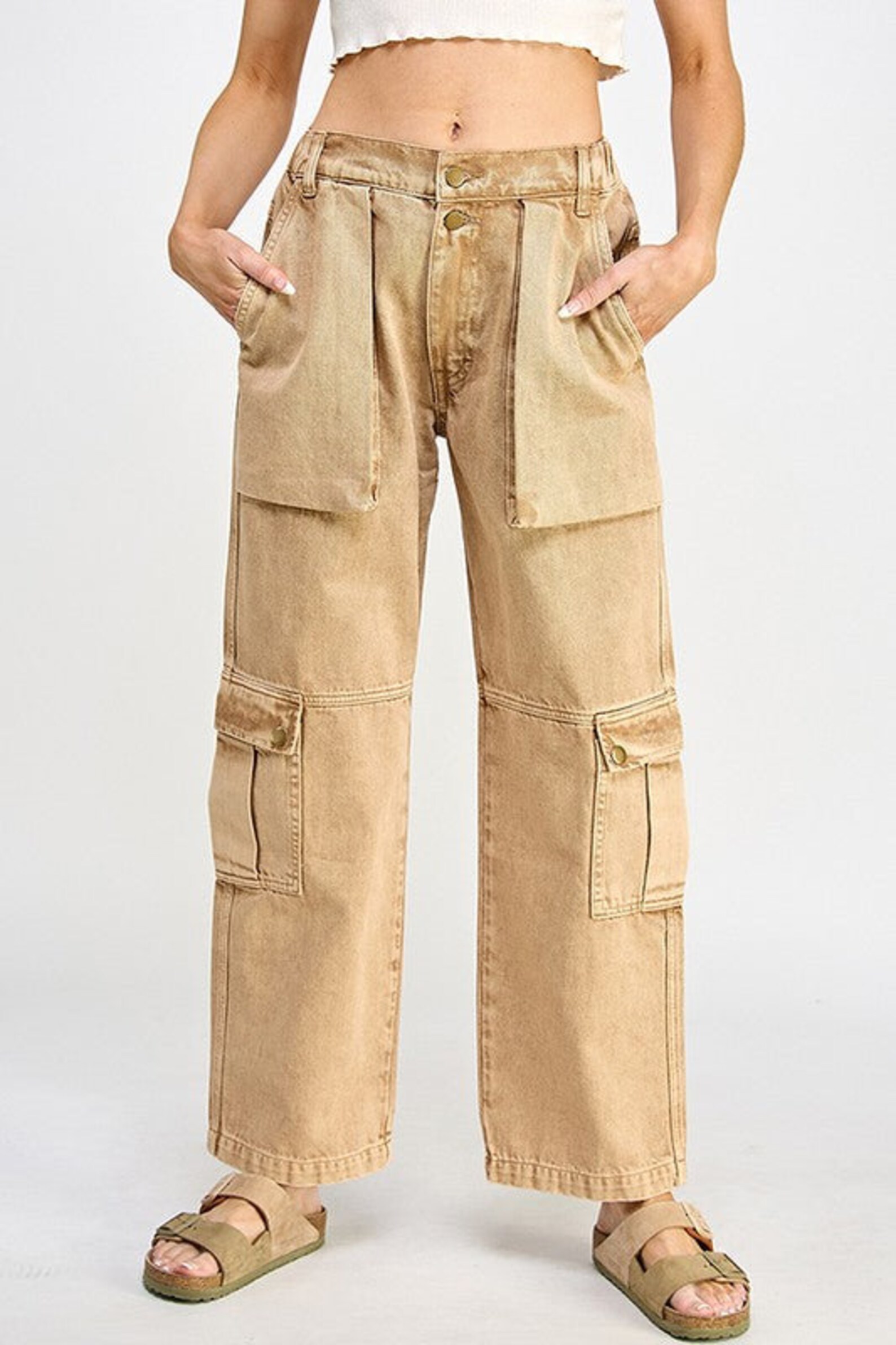 Wide Leg Cargo Jeans - Etsy