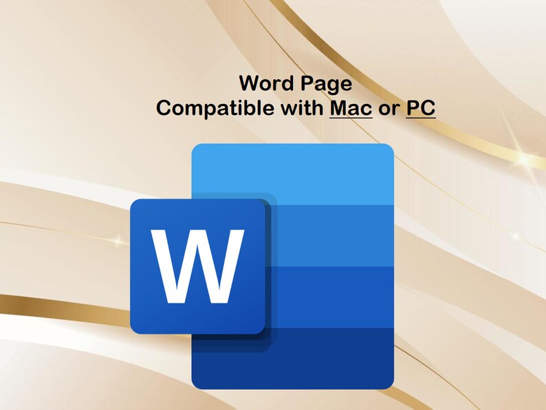 CV Template Word - Etsy