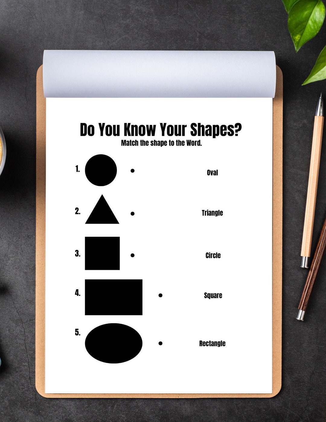 Do You Know Your Shapes Kids Worksheet, Printable Geometry Practice ...