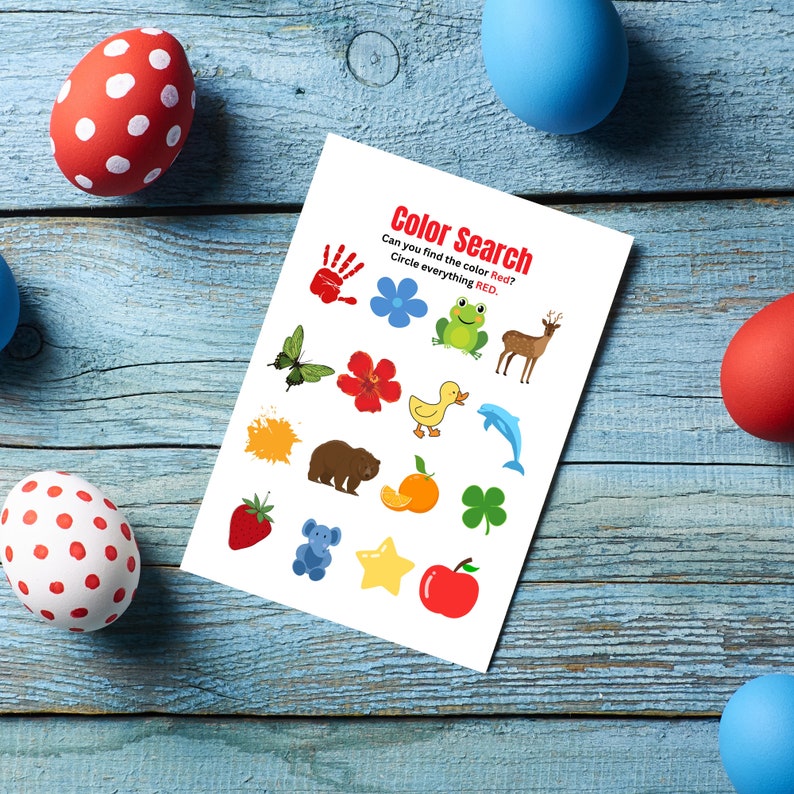 Colors Learning Worksheets for Kids, Homeschool Learning Worksheets for ...