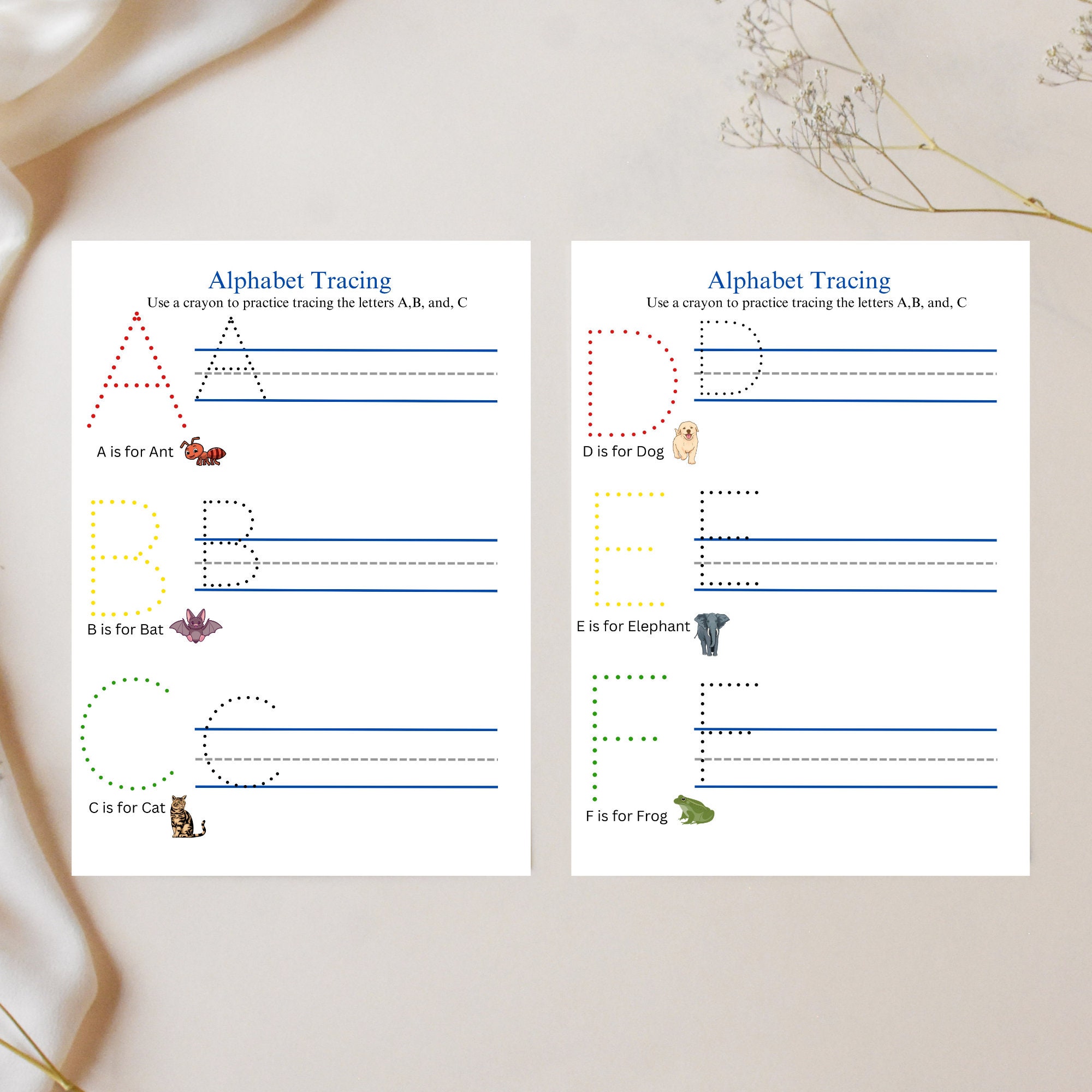 Alphabet Tracing Worksheets, Capital Alphabets Tracing Worksheet ...