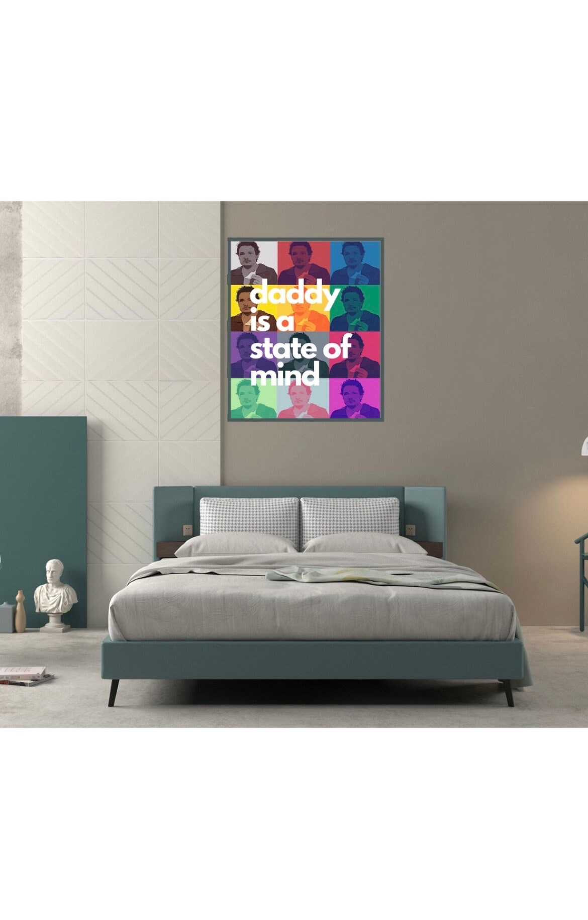 Pedro Pascal Daddy Is A State Of Mind With Toastie Poster