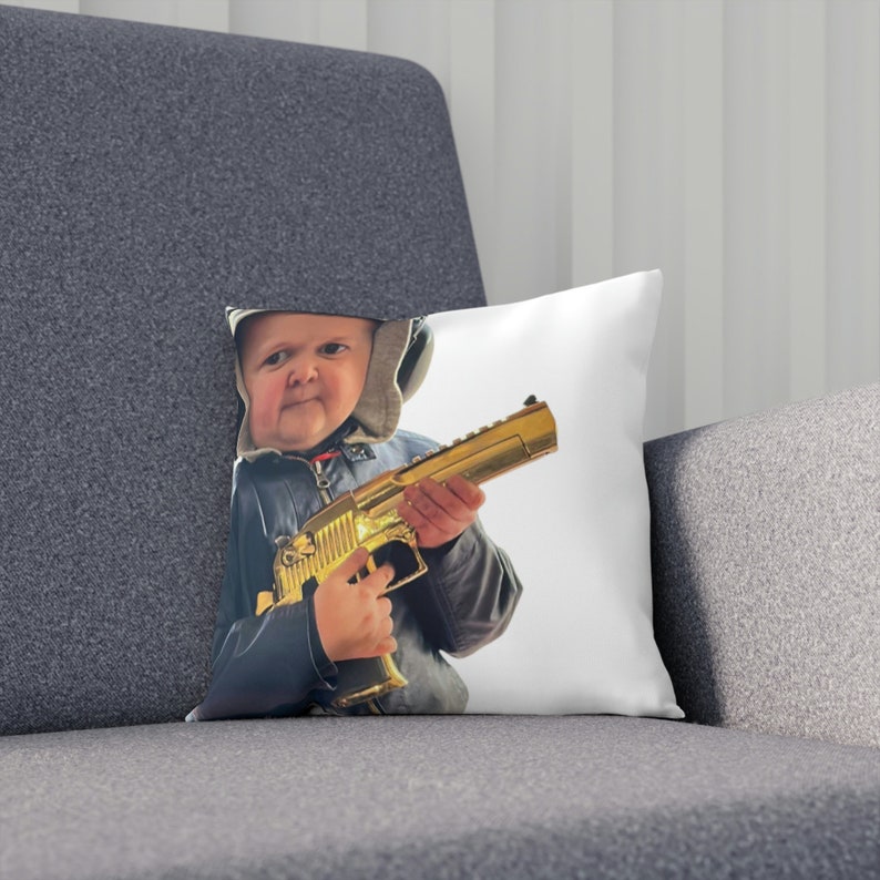 Funny Hasbulla Pillow Hasbulla With Gun KING HASBULLA MEME - Etsy New ...