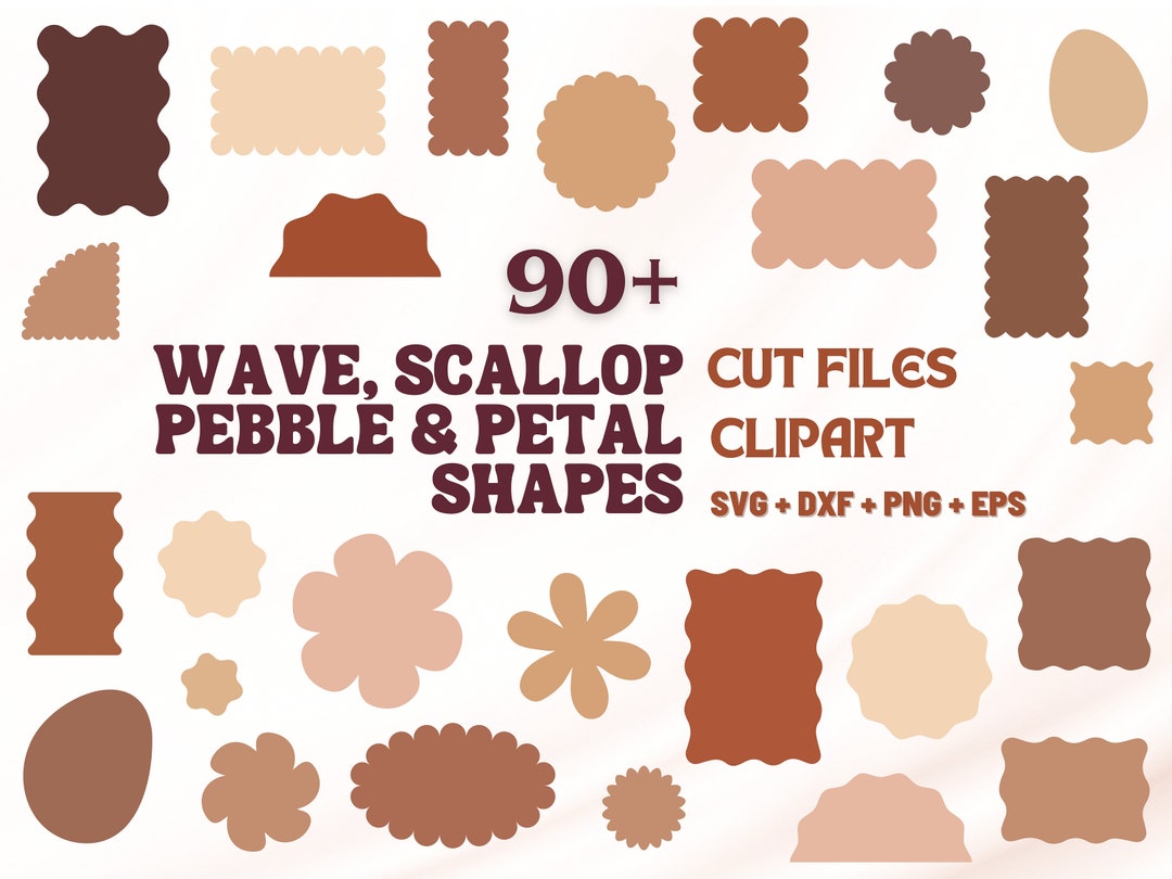 Wavy Shape Invite Cards | 90+ Svg, Dxf, Png, Eps + FREEBIES | CLIPART ...