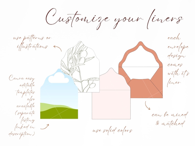 Invitation Envelope CUT FILES | 40+ Svg, Dxf +FREEBIES | 8 Sizes - A1 ...