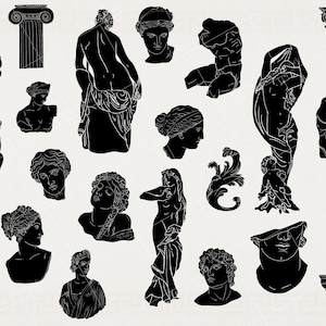 Ancient Greek Roman Mythology | 200+ Svg Png Eps | FREEBIES INCLUDED ...