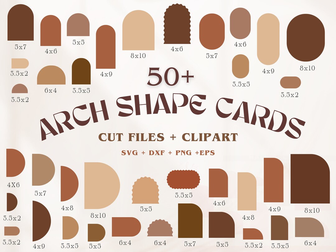 Arch Invite Cards | 50+ Svg, Dxf, Png, Eps + FREEBIES | CLIPART + CUT ...