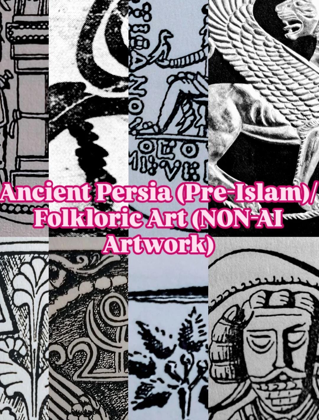 Ancient Persia/folkloric Art (NON-AI Art) for Laser Engraving Xtool F1 ...