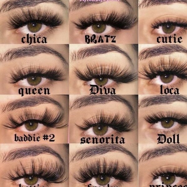 25mm Mink Lashes - Etsy