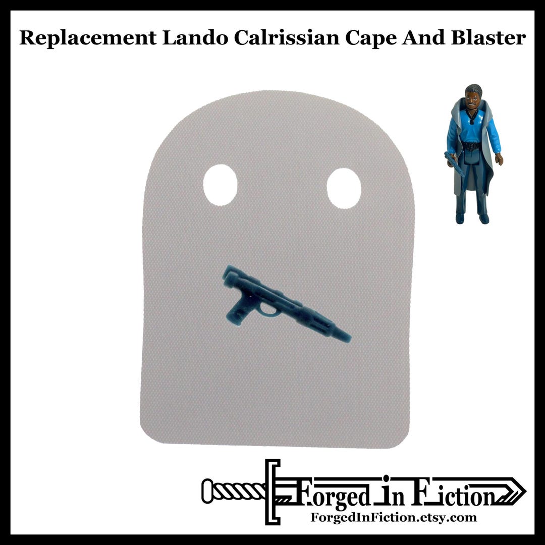 Lando Calrissian Cape and Blaster Set Vintage Style Replacement - Etsy