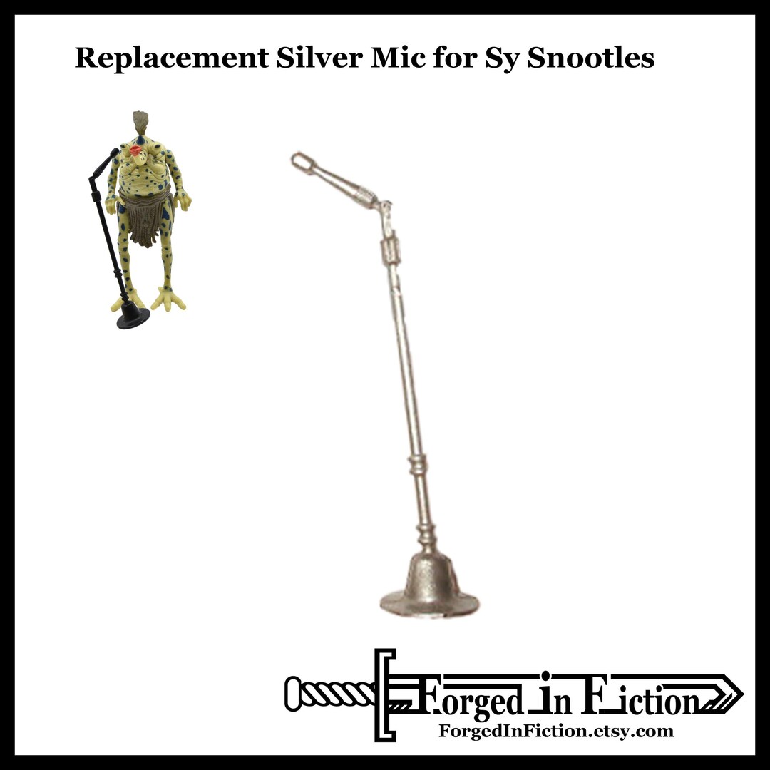 Silver Mic for Sy Snootles Vintage Style Custom Made Replacement - Etsy