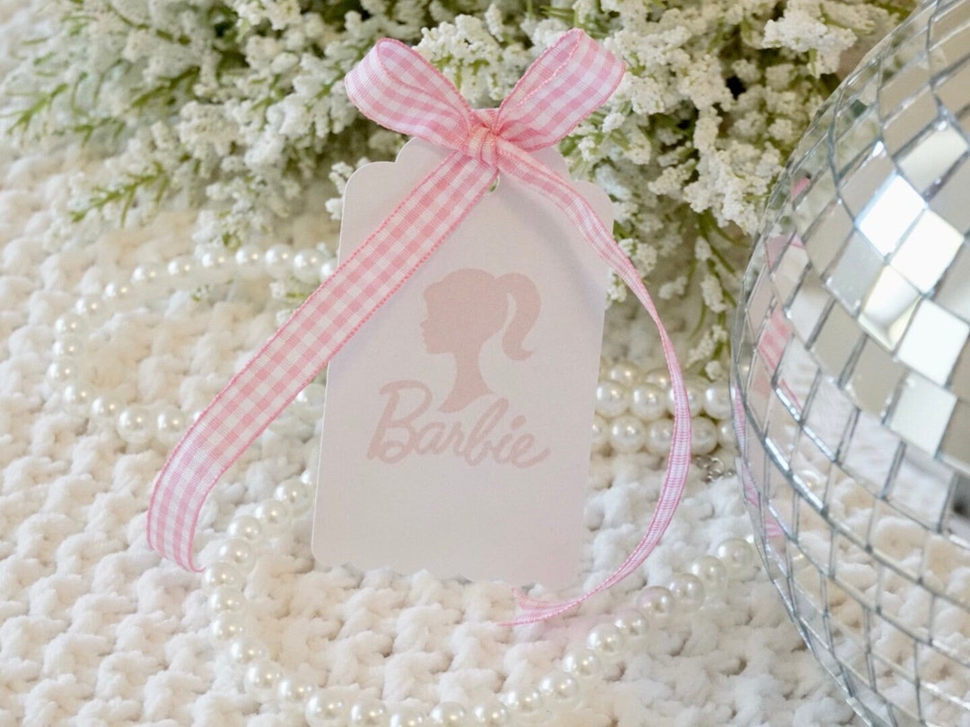 6ct Custom Barb Doll Themed Scallop Party Favor Tags - Etsy