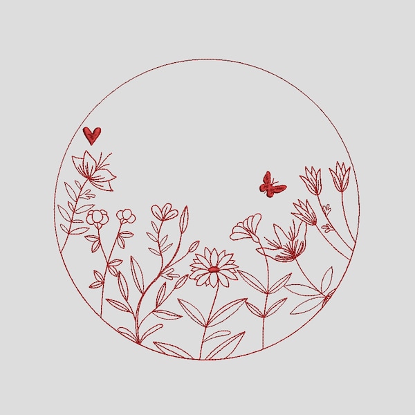 Line Art Embroidery - Etsy