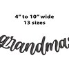 DIGITAL DOWNLOAD EMBROIDERY - Nanny With Heart Cursive - 4x4 5x7 7x5 ...