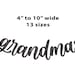DIGITAL DOWNLOAD EMBROIDERY - Nanny With Heart Cursive - 4x4 5x7 7x5 ...