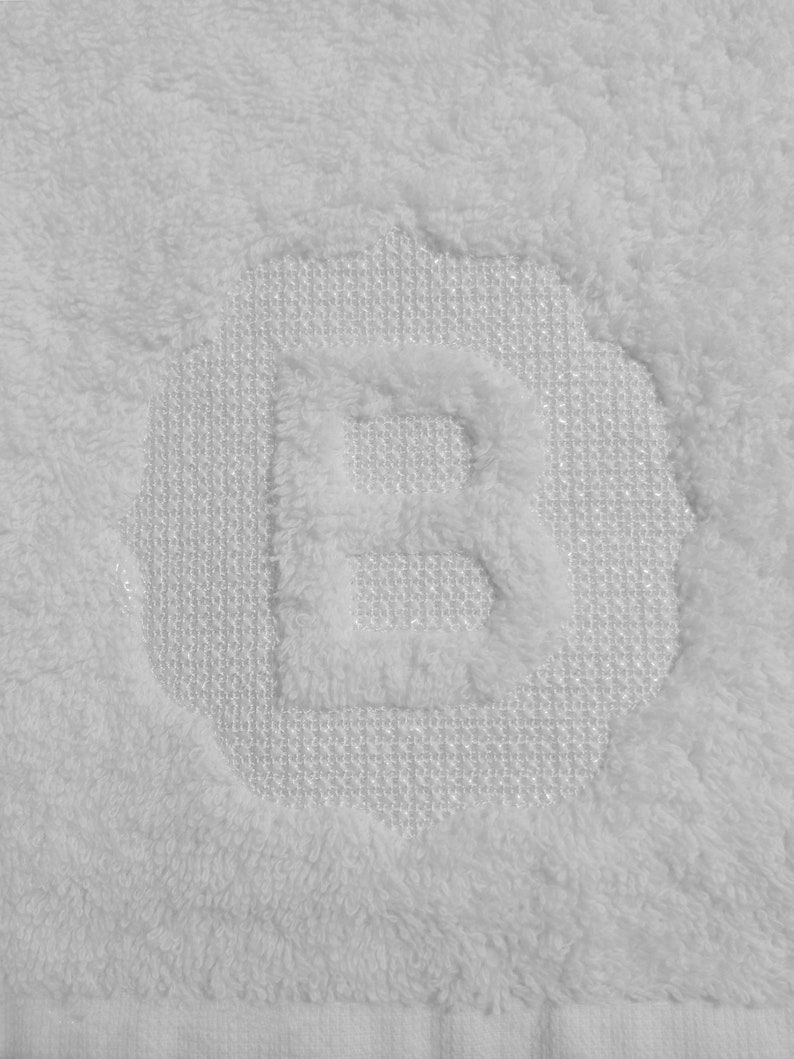 Embossed Machine Embroidery Alphabet Monogram Towel Font 5 - Etsy