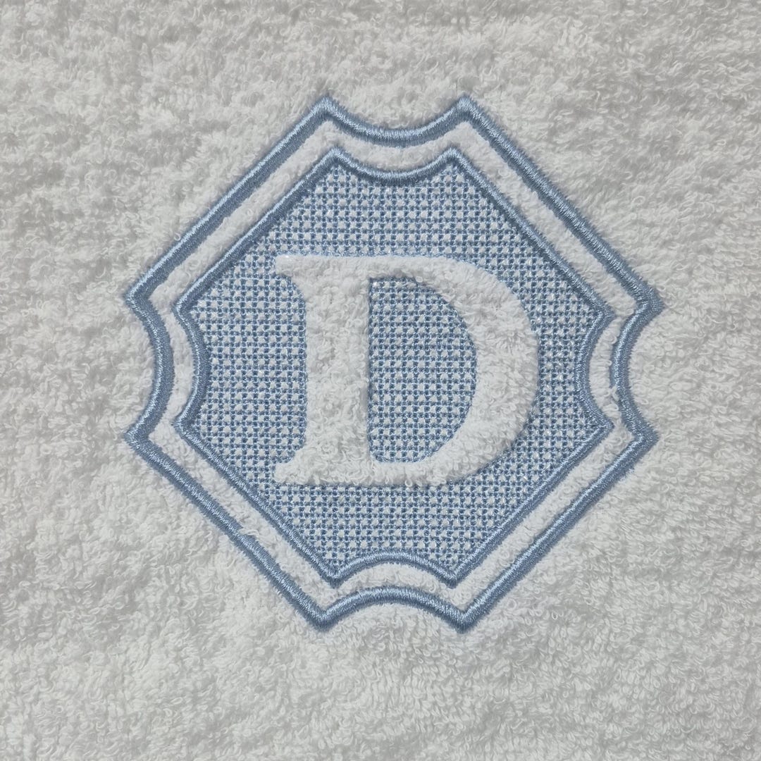 Embossed Embroidery Font, 8 Sizes, Embossed Monogram Machine Embroidery ...