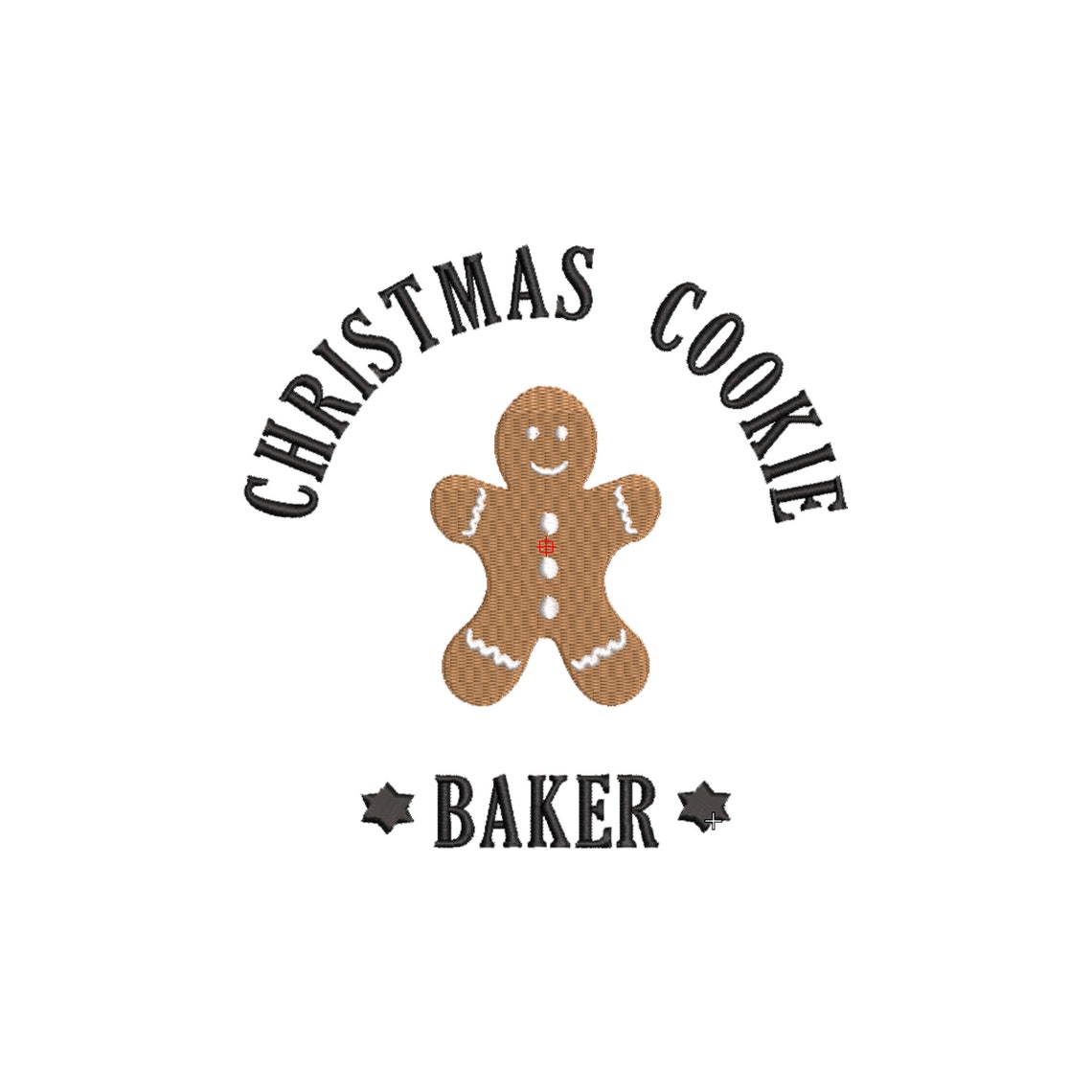 Christmas Baking Embroidery Design, 5 Size, Christmas Cookie Embroidery ...