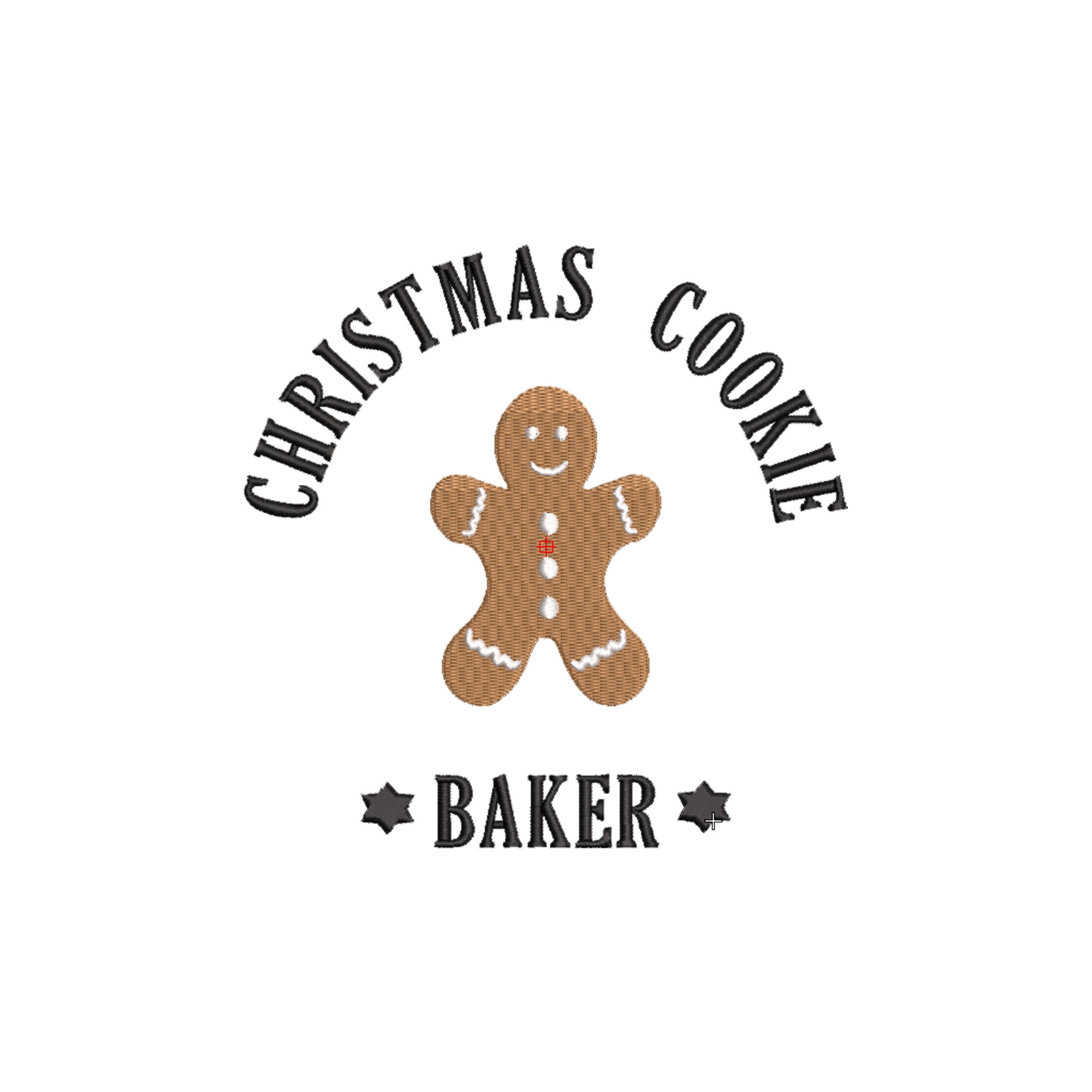 Christmas Baking Embroidery Design, 5 Size, Christmas Cookie Embroidery ...