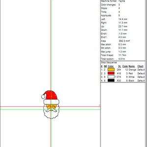 8 Mini Christmas Icons Machine Embroidery Design, Set of 8 and 7 Sizes ...