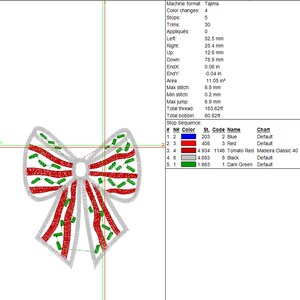 8 Bow Bundle, Side Seam Bow Applique Machine Embroidery Design, Min 10 ...