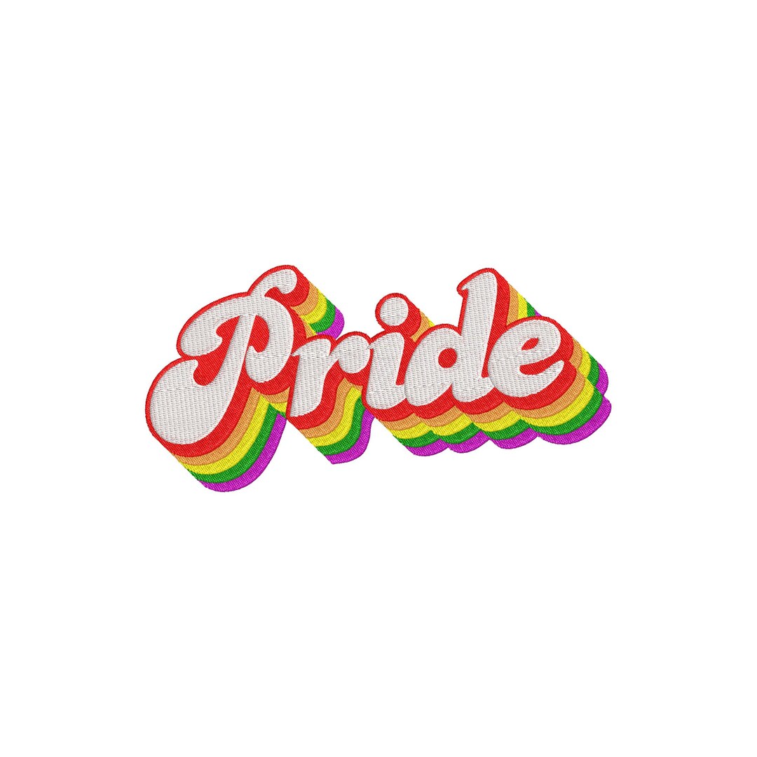 Pride Embroidery Design, 16 Sizes, Pride Shirt Machine Embroidery ...