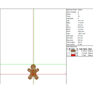 8 Mini Christmas Icons Machine Embroidery Design, Set of 8 and 7 Sizes ...