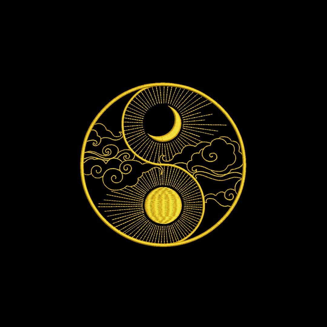 Boho Sun and Moon Embroidery Design, 15 Sizes, Sun and Moon Machine ...