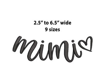 Curved Mom Embroidery Design, 9 Sizes, Curved Mom Collar Machine ...