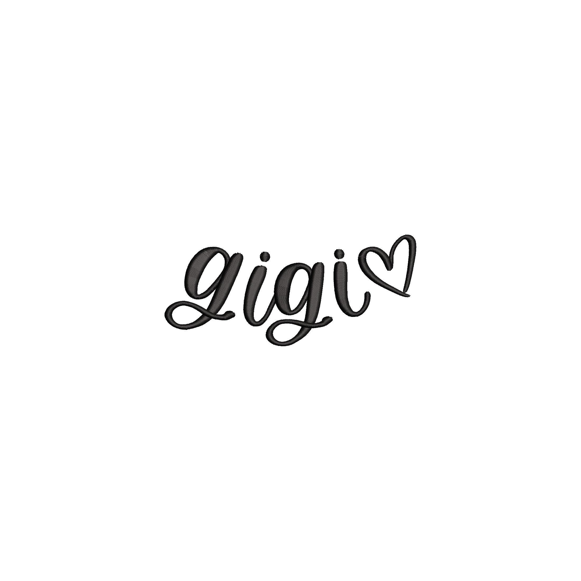 Curved Gigi Embroidery Design, 10 Sizes, Gigi Collar Machine Embroidery ...