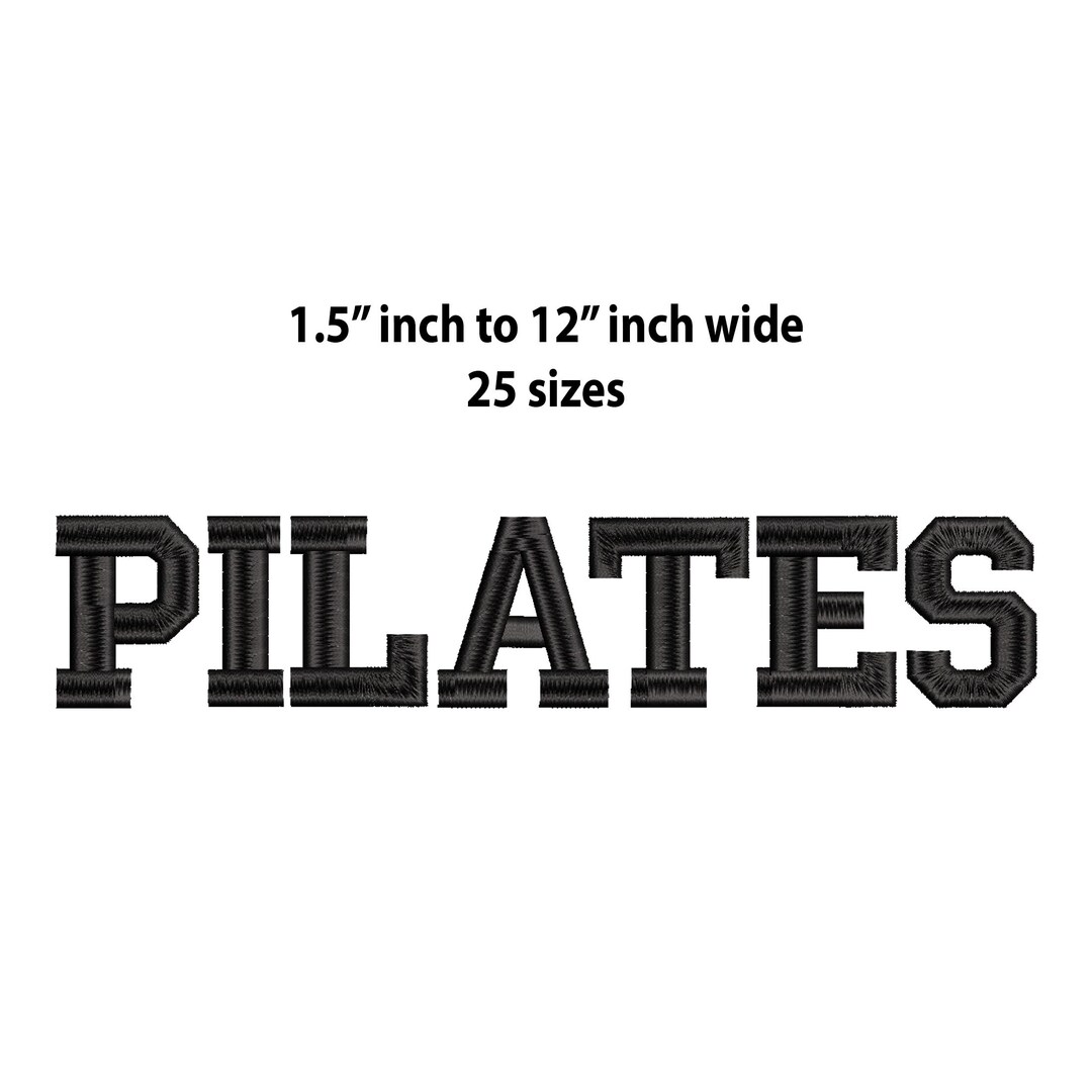 Mini to Large Plates Embroidery Design, 25 Sizes, Satin Stitch Plates ...