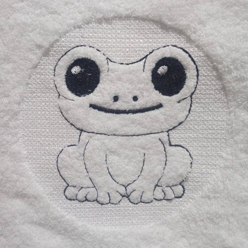 Frog Embroidery - Etsy