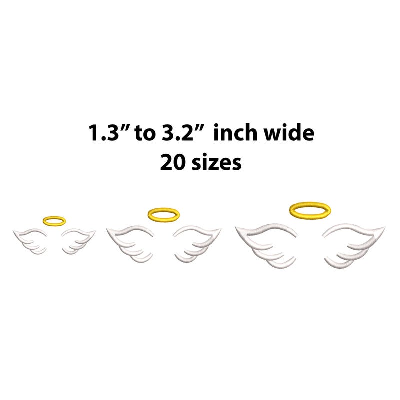 Angel Embroidery Design - Etsy