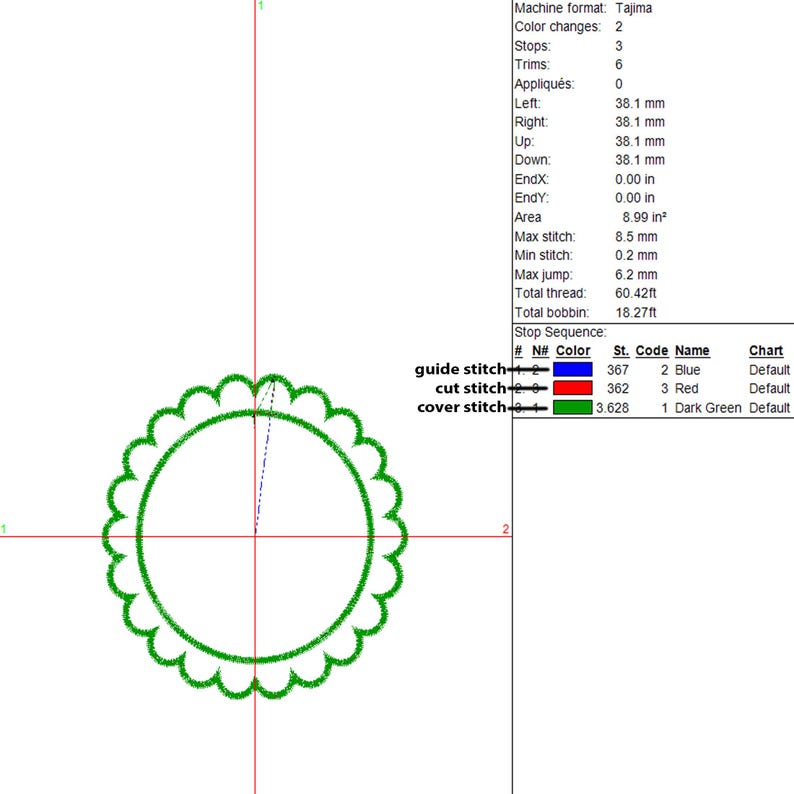 4 Frame Applique Embroidery Design, 13 Sizes, Shape Applique Machine ...