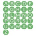 Embossed Machine Embroidery Alphabet, Monogram Towel Font, 5 Sizes, A-Z ...